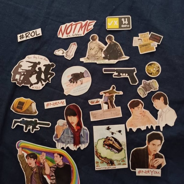 Not Me Series Stickers: Thai BL, Offgun LGBTQ Stickers - Burnout ...
