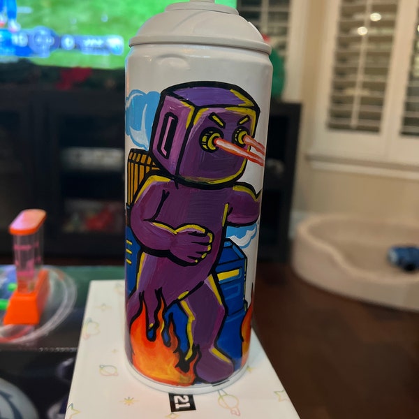 Custom Graffiti Spray Paint Can Name Letters Lettering Character Theme ...