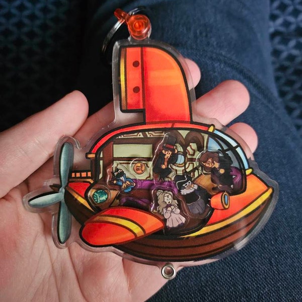 Professor Layton Character Pin Badges - Etsy