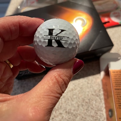 3 Custom Design Golf Balls, Pack of 3 Personalized Golf Balls. Add ...