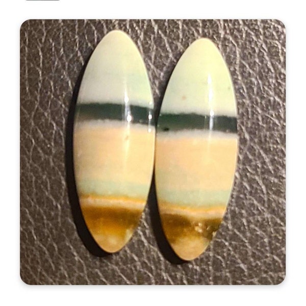 Dendritic Jasper Cabochon With Peach and Cream, Focal Stone for Jewelry ...