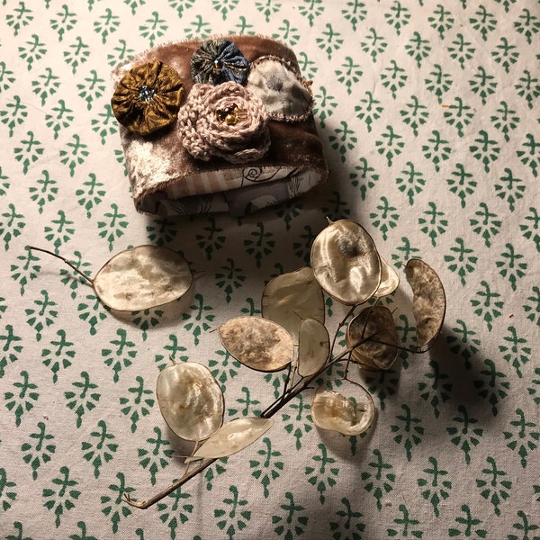 BOTANICAL NO 53 Hand Dyed Silk Habotai Ribbon//plant Dyed//bridal ...