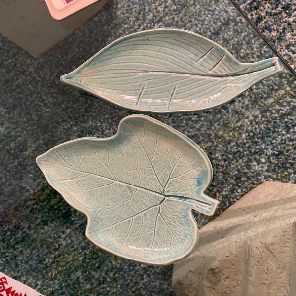 Ceramic Leaf Plates - Etsy
