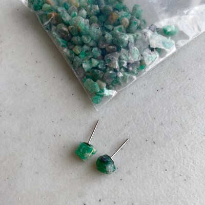 25/50ct Emerald Lot Untreated Emeralds Unoiled Unheated Natural Earth ...