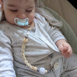 Beautiful Handmade Personalised Dummy Clip Wooden Dummy | Etsy