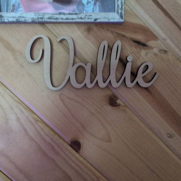 Wooden Name Signs Wooden Letters Personalized Wood Design Laser Cut Out ...