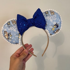 Bluey Mouse Ears, Mouse Ears, Bingo Ears, Bluey and Bingo, Bluey Disney ...