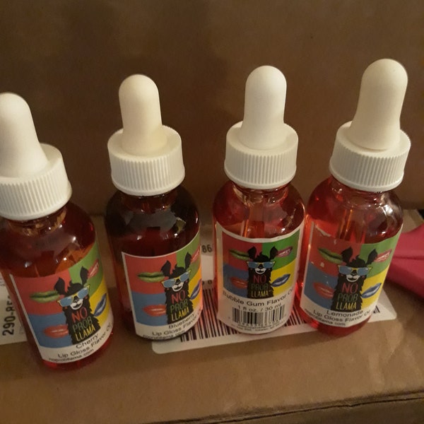 Lip Gloss Flavor Oil - No Probllama - 1 Oz - Etsy