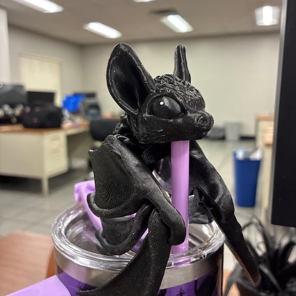 Halloween Bat Straw Topper * Stanley or Brumate 30 Oz / 40oz Straw ...