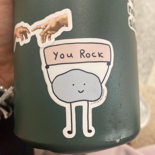 You Rock Vinyl Sticker // Cute Sticker // You Rock Sticker - Etsy
