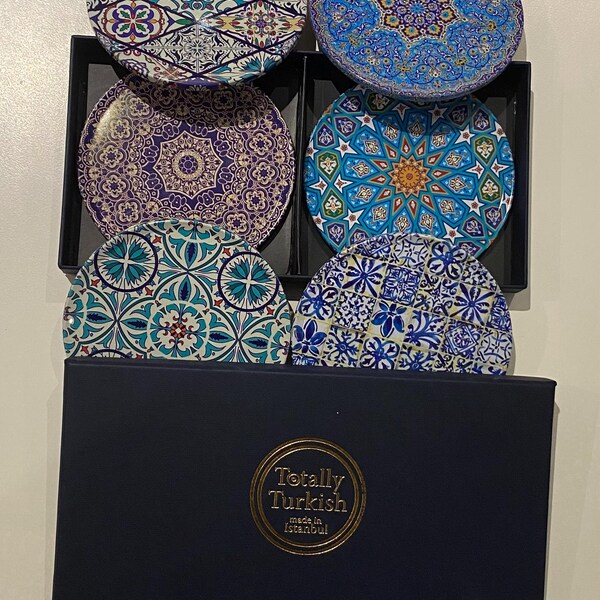 Placemats / Mediterranean Persian Pattern | Placemats Set of 2, 4, 6 ...