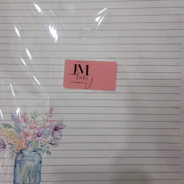 Wildflower Large Notepad, Pretty Notepad Makes a Perfect Stationery ...