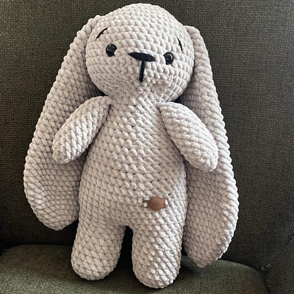 Crochet Pattern Bunny, Amigurumi Easter Plush Bunny Tutorial, Crochet ...