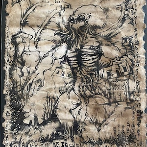 The Kraken 11x17 Scroll - Etsy