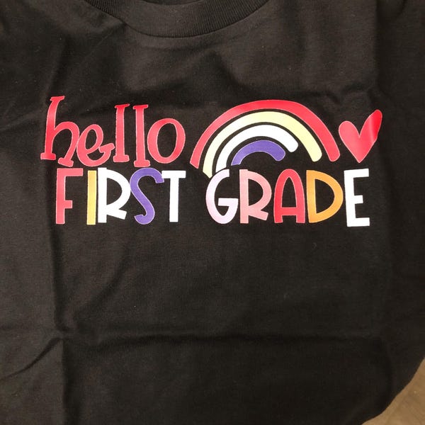 Hello First Grade Shirt, Back to School Shirt, Hello First Grade ...
