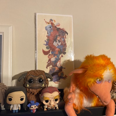 Sarah and Her Friends, Labyrinth Tribute Fine Art Print Hoggle, Sir ...