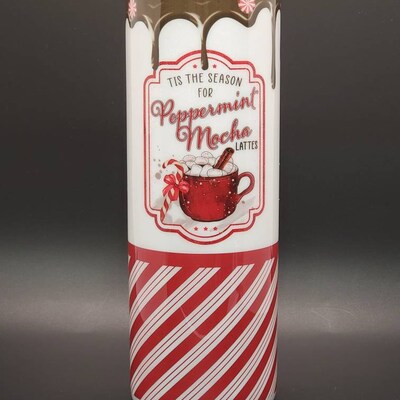 Peppermint Mocha Lattes Drink Label, Tis the Season for Peppermint ...