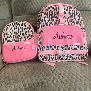Stephen Joseph Allover Print Leopard Backpack Set, Personalize Girls ...