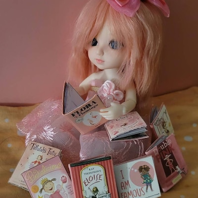 7 Realistic Miniature assigned Reading Books for 1/6 Scale Dolls Like ...