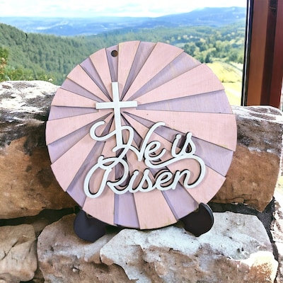 Modern Lord's Prayer Our Father christian or Catholic Circle With Cross ...