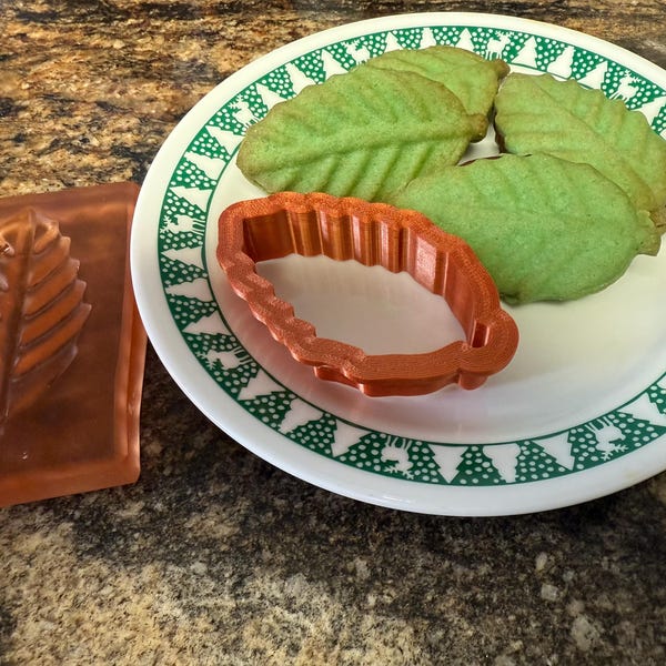 Italian Leaf Cookie Mold and Cutter, KV2216 - Etsy