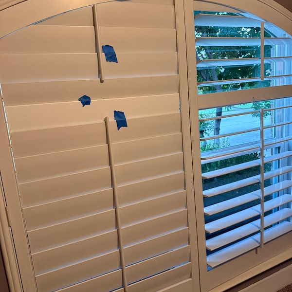 2.5" / 3.5" / 4.5" Custom Made Hidden Shutter Louver - Etsy