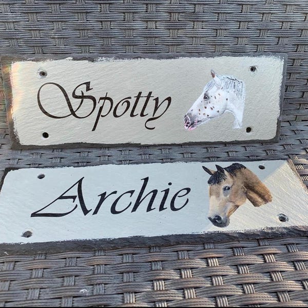 Handpaint Horse Stable Sign 30cm X 10cm - Etsy UK