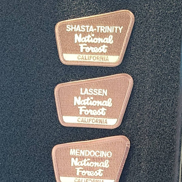 National Forest Patch: Embroidered Iron-on Souvenir - Etsy