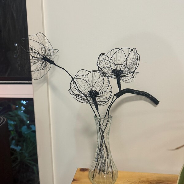 Wire Bouquet. Wire Flowers. Wire Flowers - Etsy
