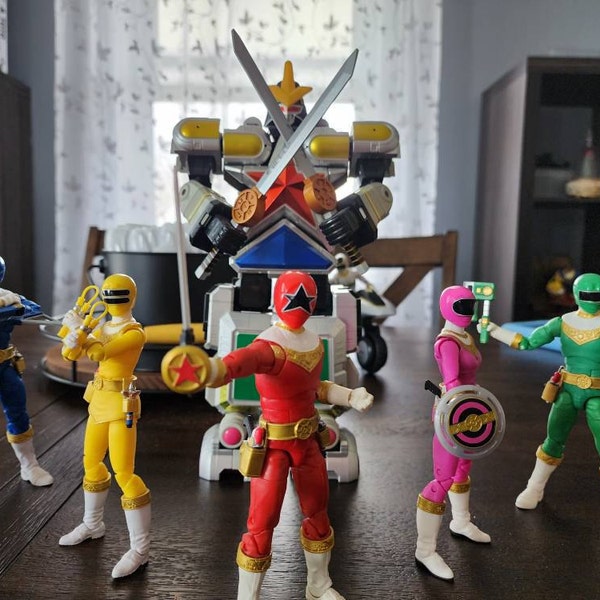 Power Rangers Zeo - Zeo Pods - Lightning Collection Accessories - Etsy