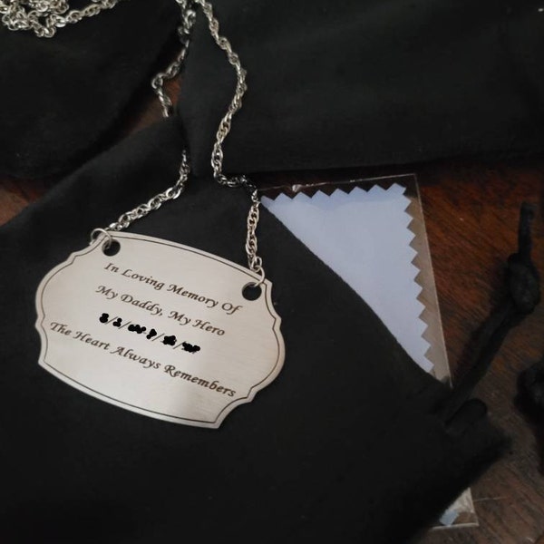 Personalized Urn Name Plate, Photo Urn Engraved Plaque, Custom Memorial ...