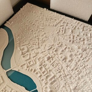 Seattle 3D City Map 3D Printed Buildings Wall Decor Seattle Washington ...