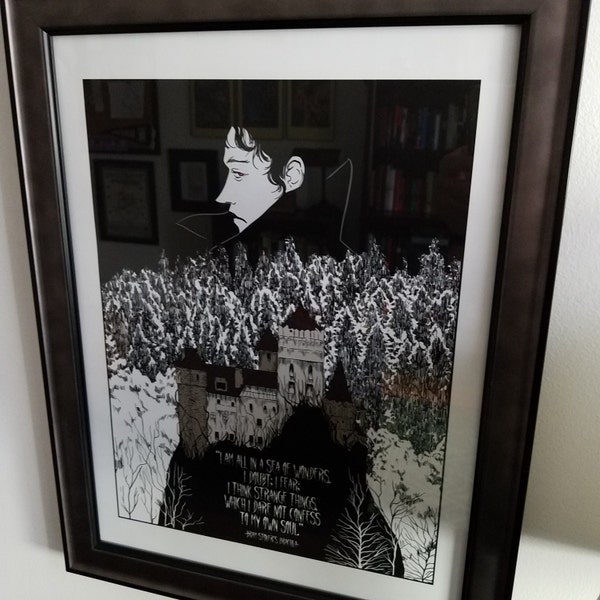 Frankenstein Quote Poster - Mary Shelley Print - Gifts for Book Lovers ...