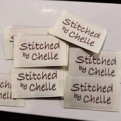 100 Custom Damask Woven Text Only Sewing Patch Custom Patch - Etsy