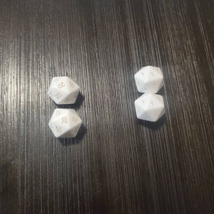 Triple D6 Three Small D6 in Large Clear D6 Gaming Dice | Etsy