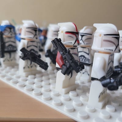 5-pack Custom Dc-15s Clone Blaster Lot for Lego Minifigures A25932 ...