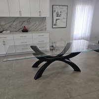 Dining Table Legs With Unique Tree Design. Premium Quality Made With ...