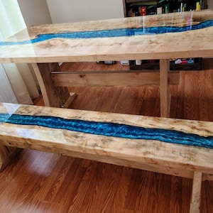 Custom Live Edge River Tables Dining Table Conference - Etsy