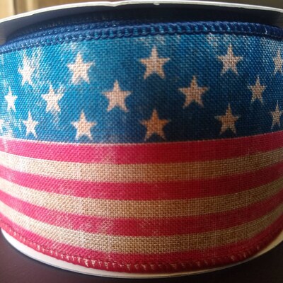 Patriotic Ribbon, American Flag Ribbon, Star and Stripes Ribbon, USA ...