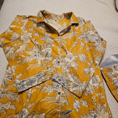 Indian Cotton Floral Printed PJ Set, Adult Nightsuit, Payjama Set ...