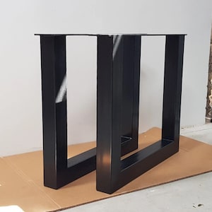 Table Legs, With Double Connecting Bar, Trapeizodal Shape TRIN2B8040 - Etsy