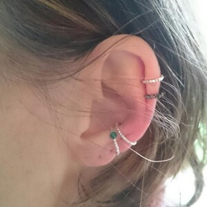 Pure Titanium Ear Cuff Cartilage Earring for Non Pierced Ear - Etsy