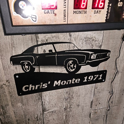 1968 Camaro Personalized Metal Sign Chevrolet - Etsy