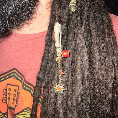 5 Piece Cowrie Shell Loc Jewelry Set Dreadlock Hair - Etsy