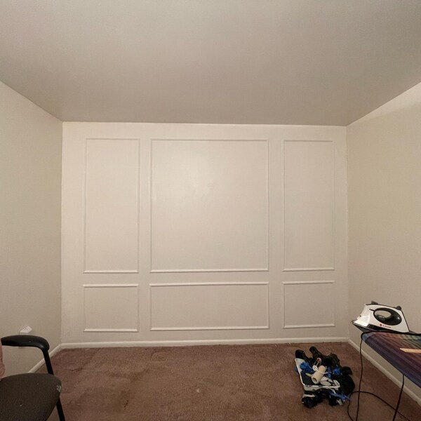 Wall Molding Package Ready to Assemble Wall Paneling Kit Pre-cut ...