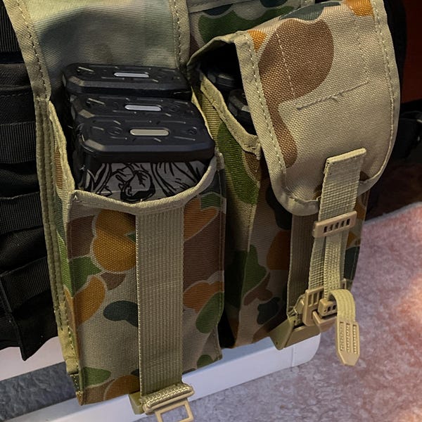 Auscam Dpcu Minimi Pouch Webbing Magazine Mag Steyr M249 Australian ...