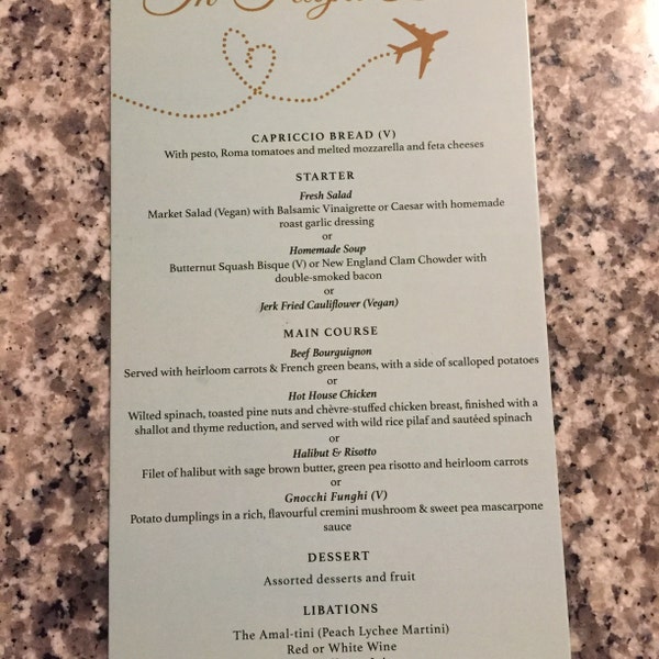 Customized Printable Travel Theme Menu - Wedding Menu - Event Menu ...