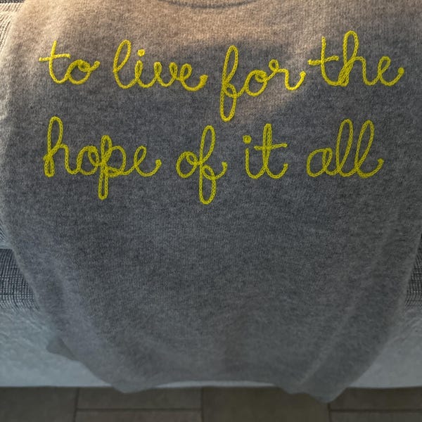 I Can't I've Got Mahj Embroidered CASHMERE Sweater, Mahjong Player ...