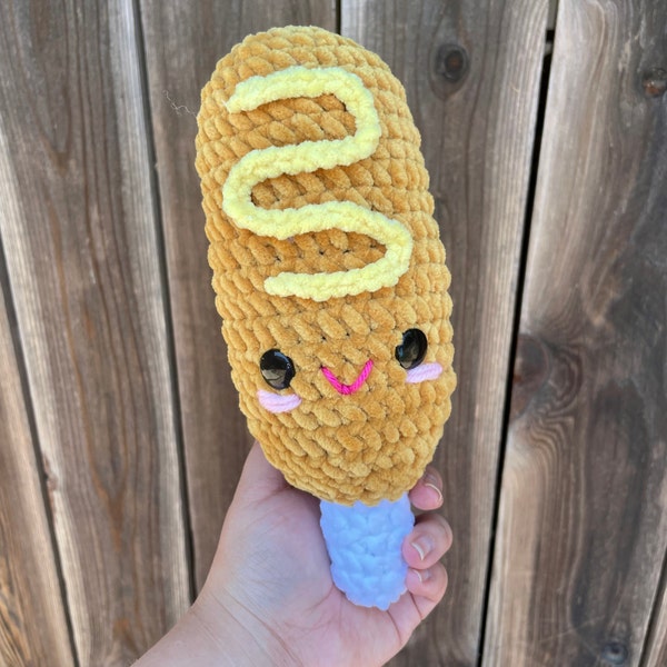 Corn Dog Crochet Pattern, No Sew, Amigurumi, Crochet Food, Plushie, PDF ...