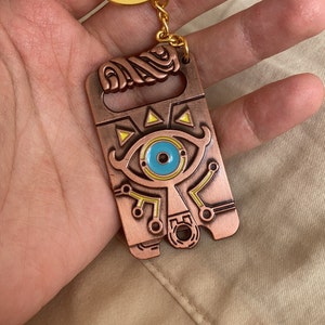 Sheikah Tablet, Breath of the Wild Sheikah Tablet Keychain, Sheikah ...